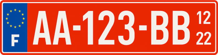 Couleurs des plaques d'immatriculation : les comprendre