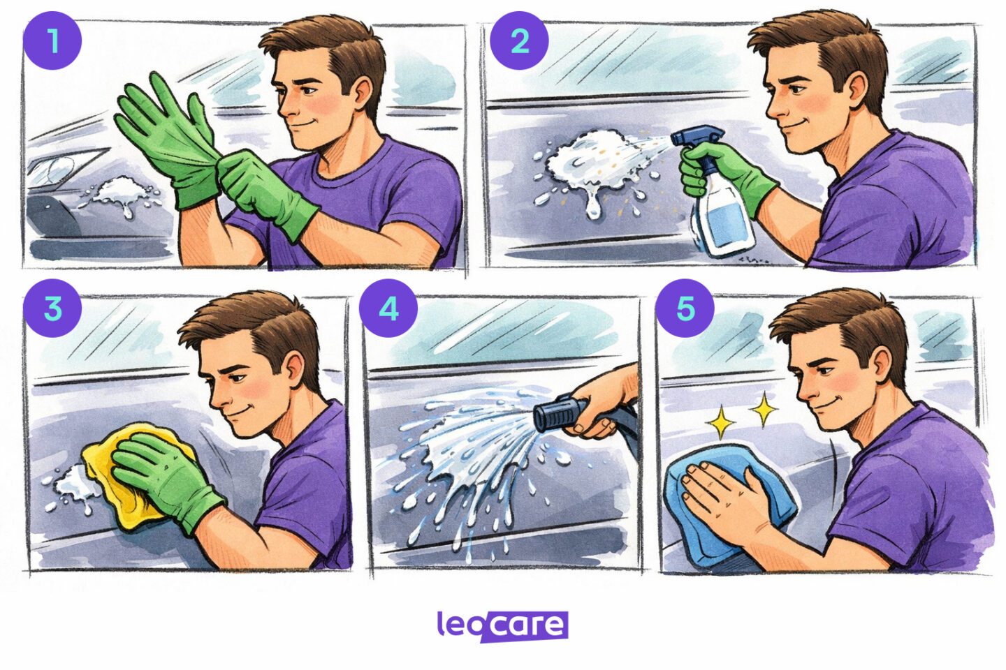 Comment nettoyer efficacement les fientes de pigeon sur une voiture
